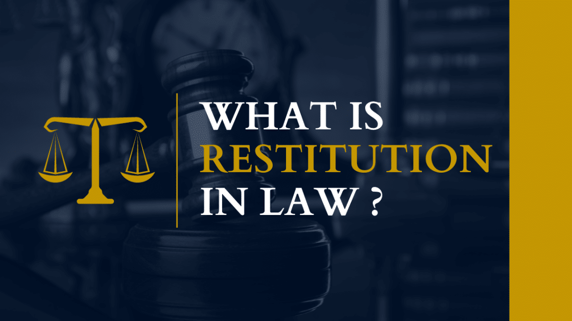 What Is Restitution In Law? When Is Restitution Inappropriate? - Legal ...